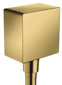 Шланговое подсоединение Hansgrohe FixFit Square 26455990 полированное ...